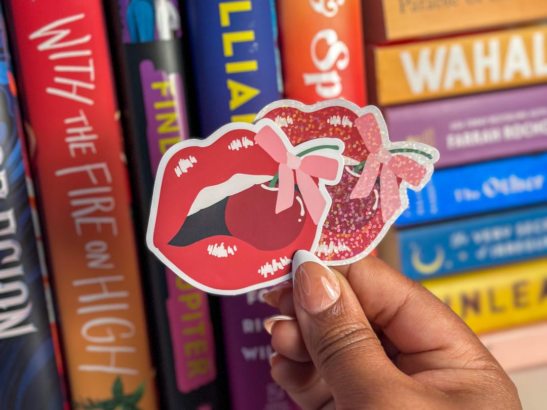 Cherry Coquette Stickers| Red Coquette| Cherry Lips Stickers|bookish ...