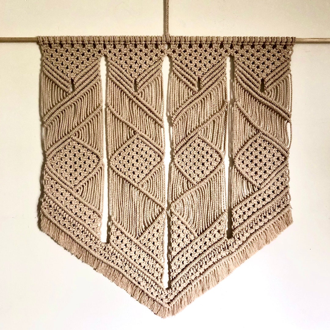 Geometric Macrame Wall Hanging - Etsy
