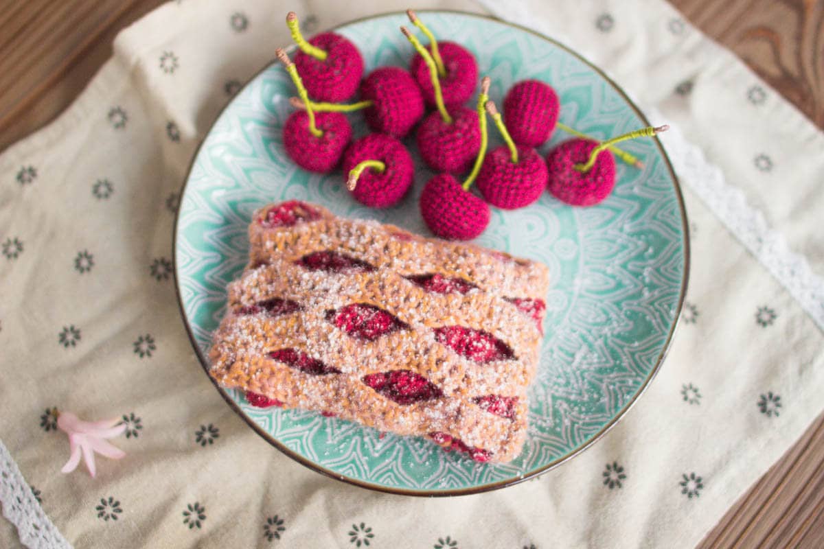 Crochet Puff Pastry With Jam for Kids Kitchen, Crochet Baby Food ...