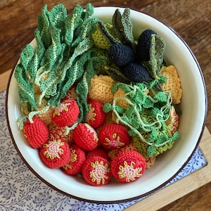 Crochet Italian Ravioli Pasta With Cherry Tomatoes and Beetroot Leaves ...