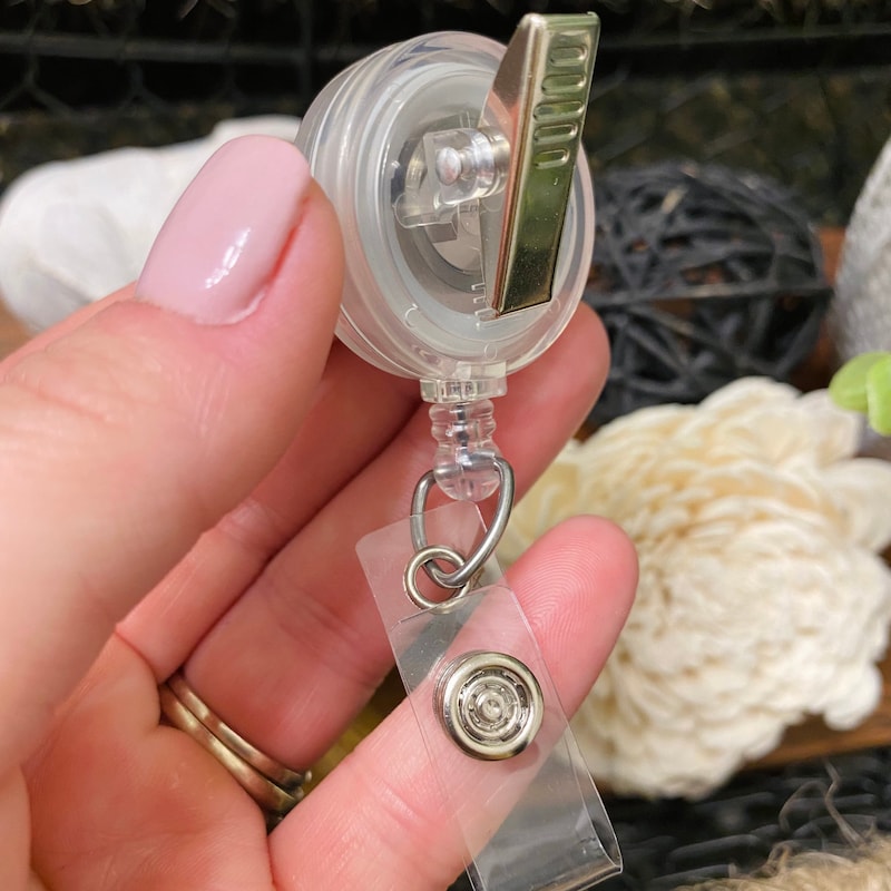 Badge Clip Retractable - Etsy