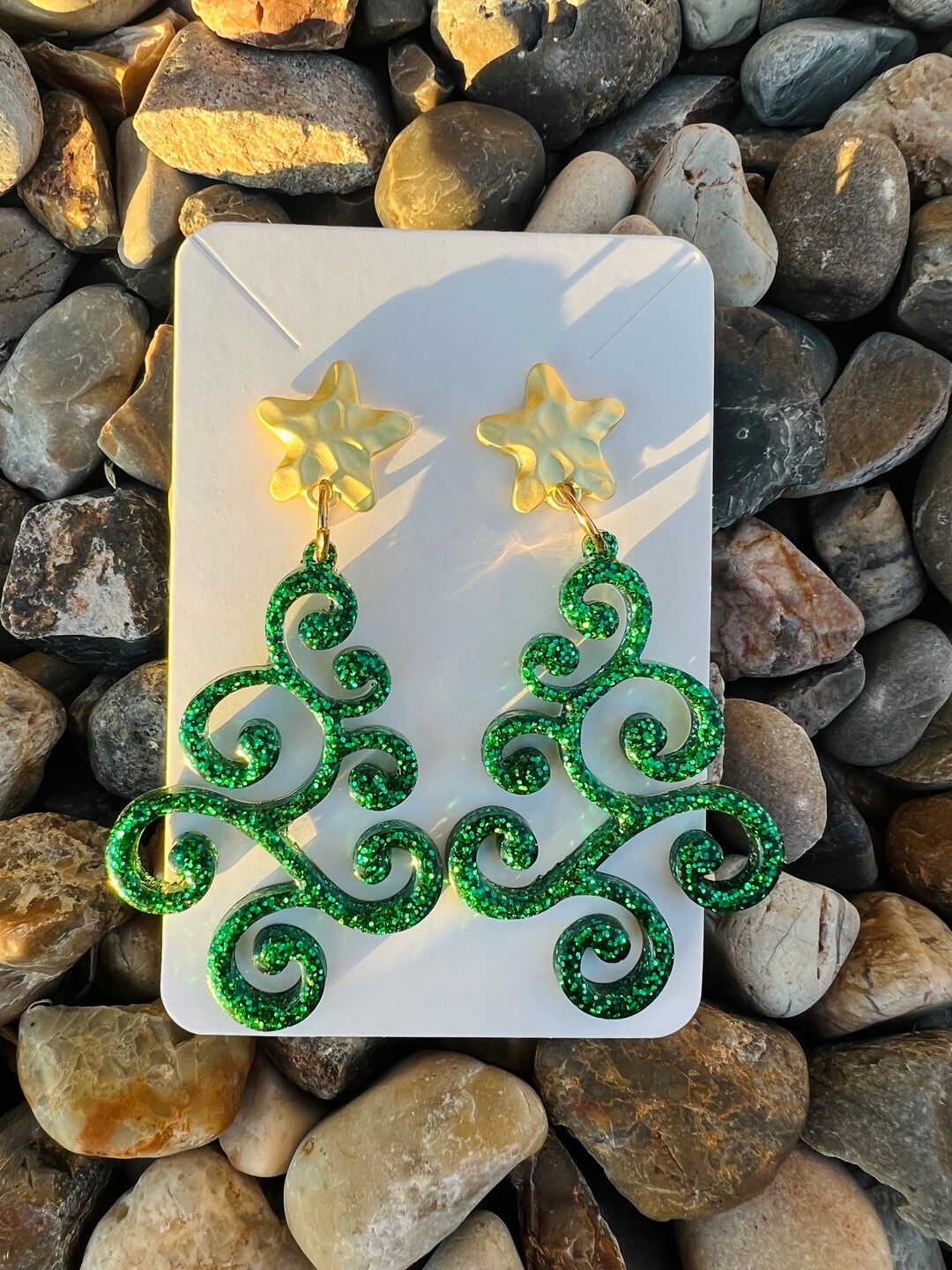 Filigree Christmas Tree; Hammered Star Topper - Etsy