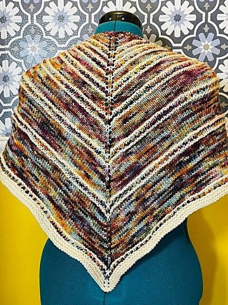 Knitting Pattern Prime Number Triangle Shawl Etsy