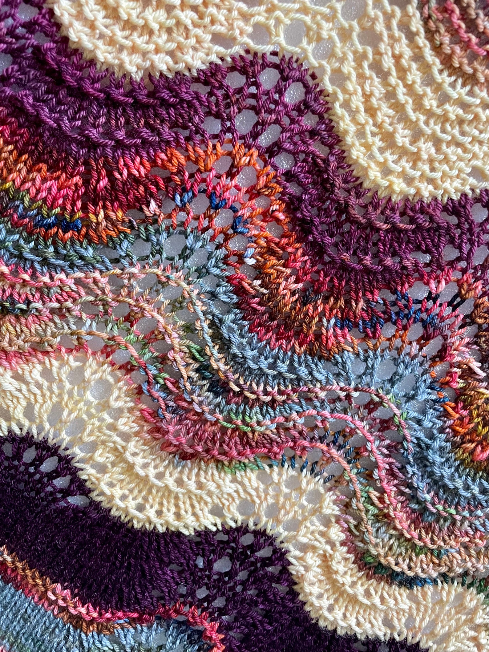 Knitting Pattern: Old Shale Shawl-variations on a Theme - Etsy