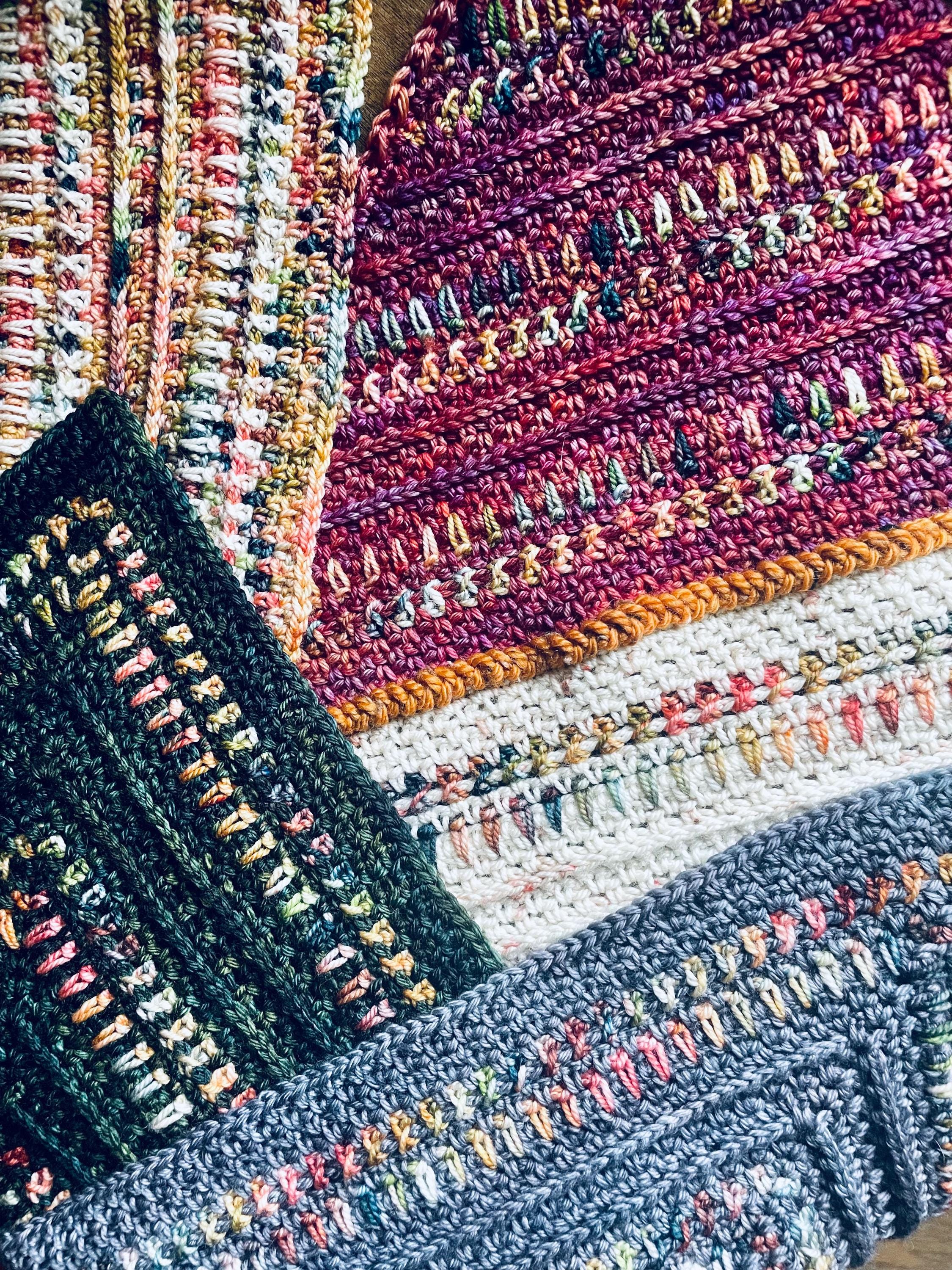 Crochet Pattern: Prairie Girl Patchwork Scarf - Etsy
