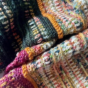 Crochet Pattern: Prairie Girl Patchwork Scarf - Etsy