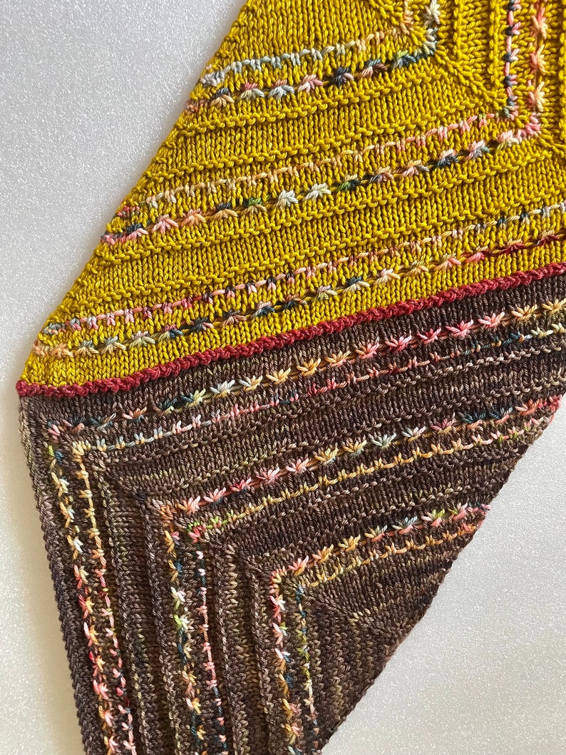 Knitting Pattern: Prairie Girl Patchwork Scarf - Etsy