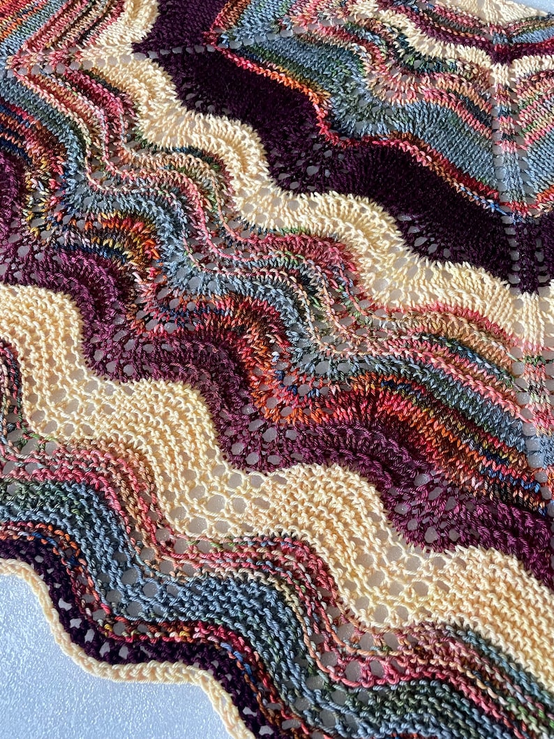 Knitting Pattern: Old Shale Shawl-variations on a Theme - Etsy