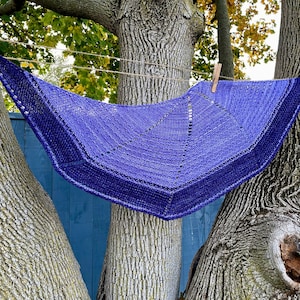 Knitting Pattern: Spiral Crescent Shawl Collection - Etsy