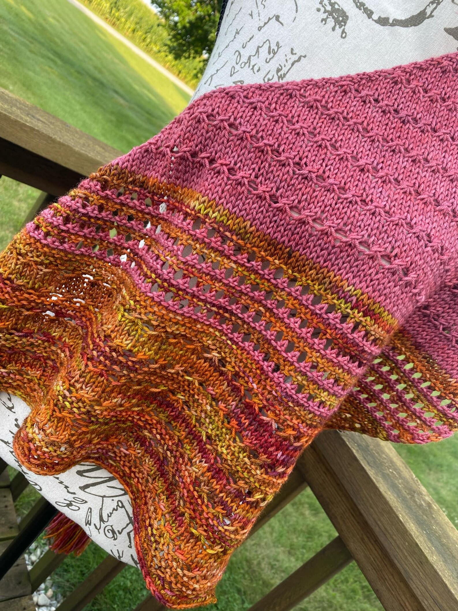 Knitting Pattern: Flowers for Philo Scarf - Etsy