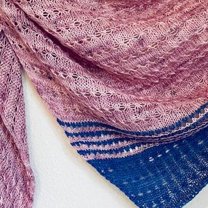 Knitting Pattern: Flowers for Philo Scarf - Etsy