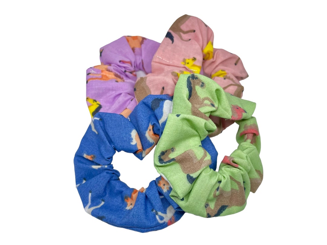 Horse Scrunchies. Pony Hair Ties / Bobble. Adult / Teenager. Birthday ...