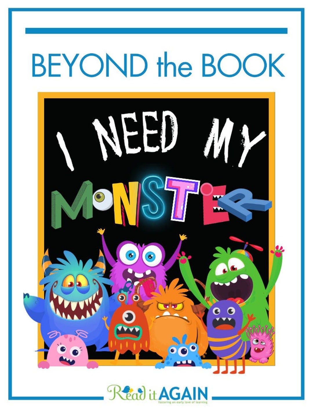 I Need My Monster- Beyond the Book Resources - Reading Readiness ...