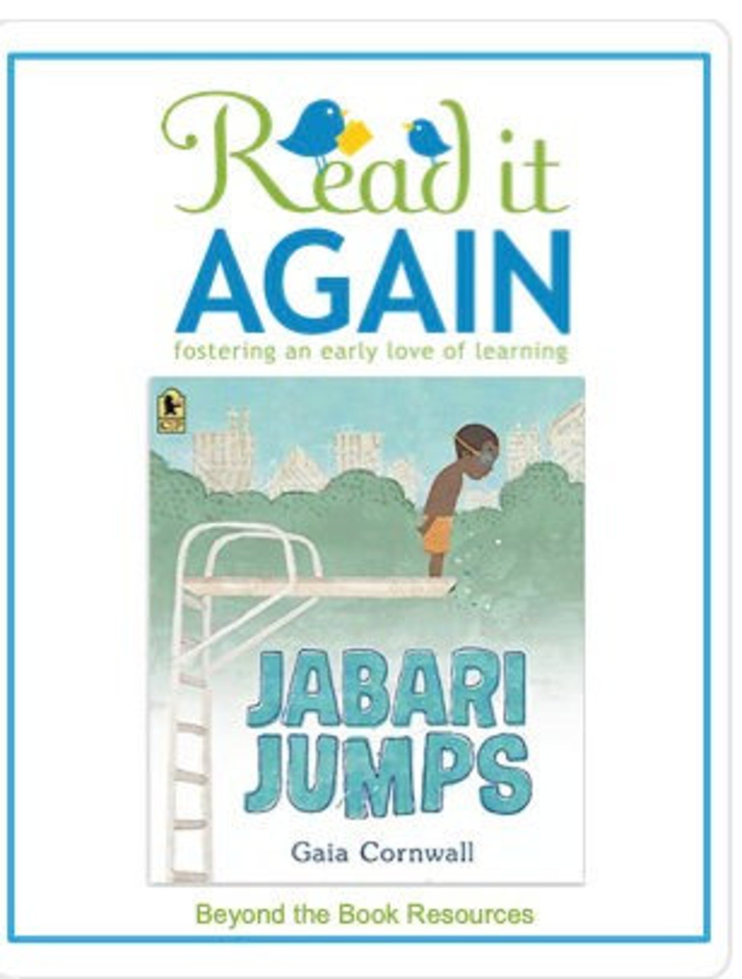 Jabari Jumps Beyond the Book Resources Reading Readiness - Etsy