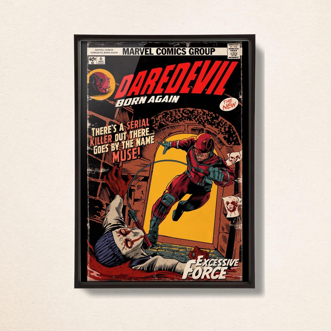 Daredevil Born Again - Comics Art Print - Etsy