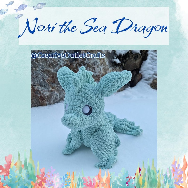 Crochet Water Dragon - Etsy