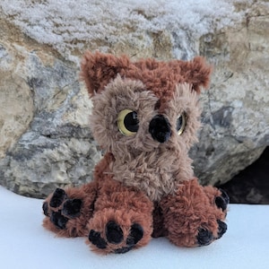 Owlbert the Owl Bear Cub Crochet Pattern, PDF Pattern Digital Download ...