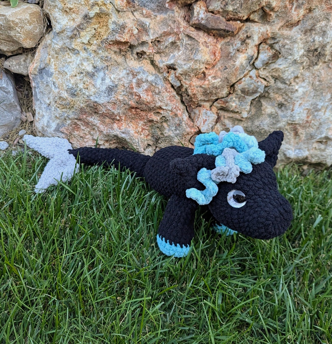 Kelpie Crochet Plushie, Mystical Water Horse Stuffed Animal, Unique ...