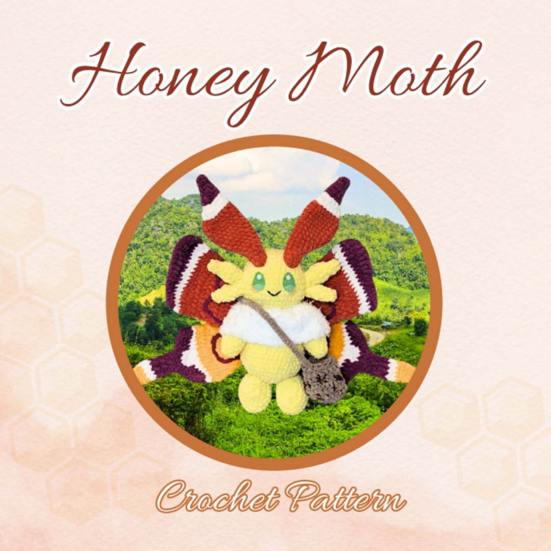 Honey Moth Crochet Pattern, PDF Digital Download, Video Game Character ...