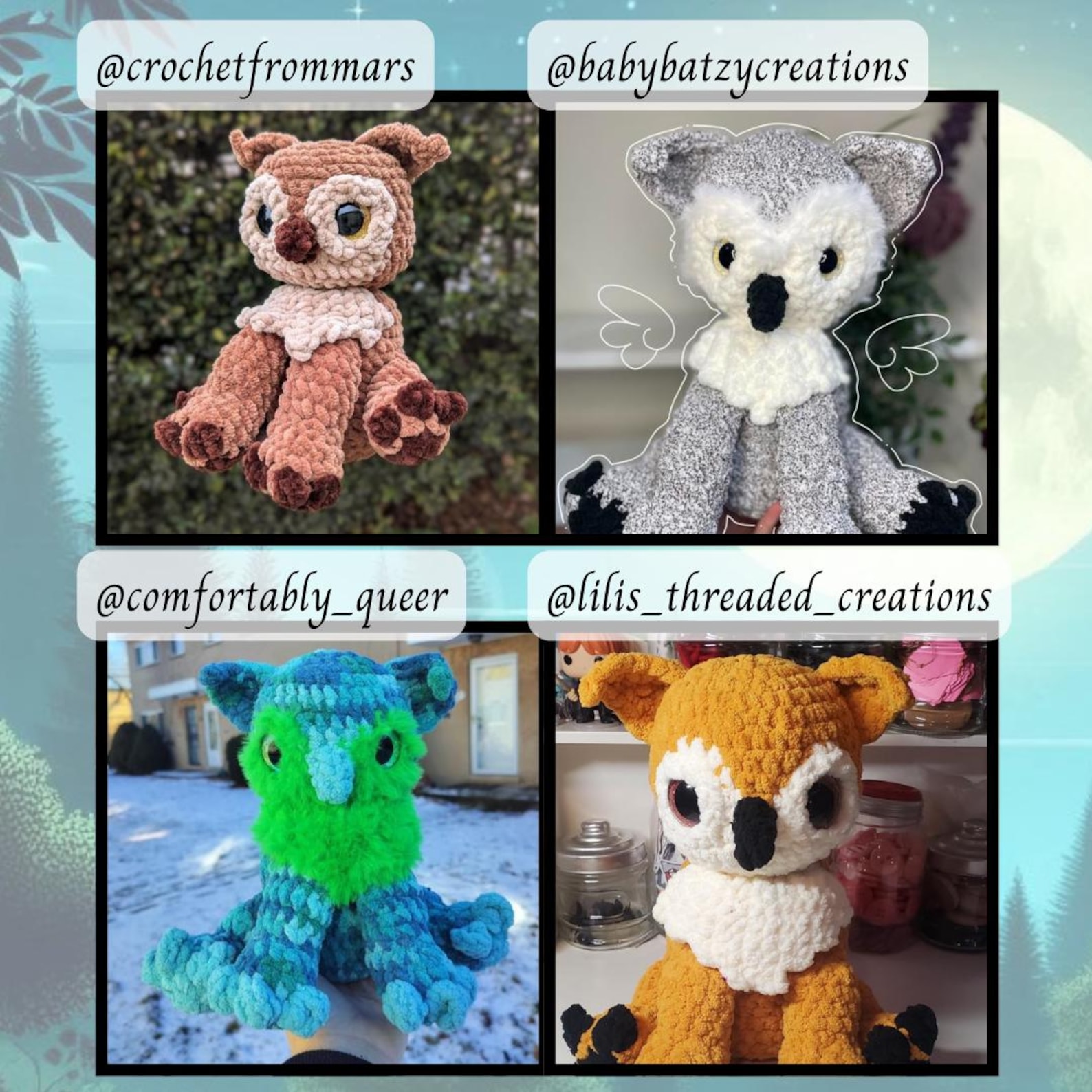 Owlbert the Owl Bear Cub Crochet Pattern, PDF Pattern Digital Download ...