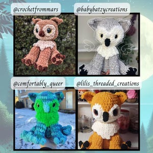 Owlbert the Owl Bear Cub Crochet Pattern, PDF Pattern Digital Download ...