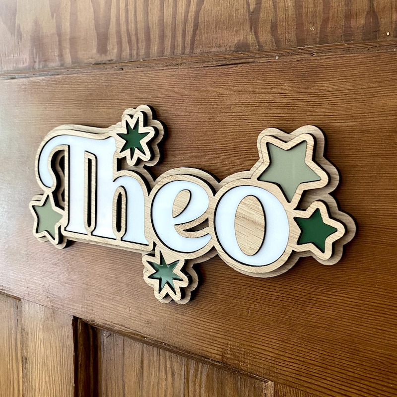Stars for Bedroom Doors - Etsy UK