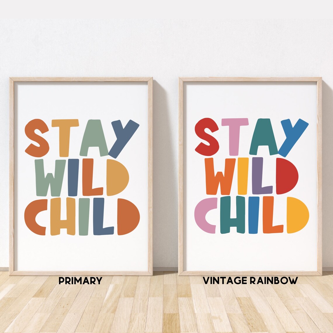 Stay Wild Child Print | Safari Playroom | Safari Nursery | Jungle ...