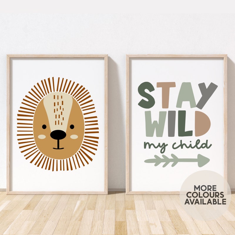 Stay Wild Poster - Etsy UK