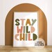 Stay Wild Child Print | Safari Playroom | Safari Nursery | Jungle ...