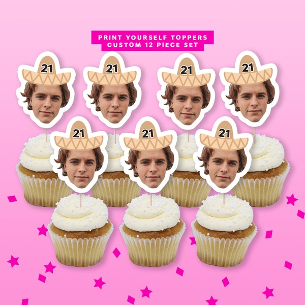 Printable Cake Topper Face - Etsy