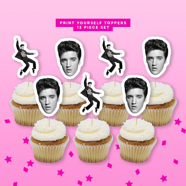 Elvis Cake Topper - Etsy