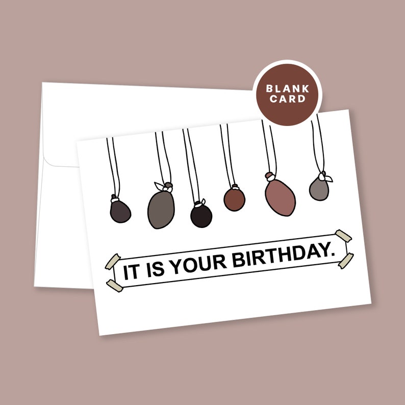 The Office It is Your Birthday Digital Download Card - Etsy