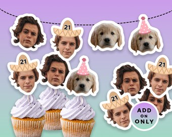 Custom Face Birthday Garland - Etsy