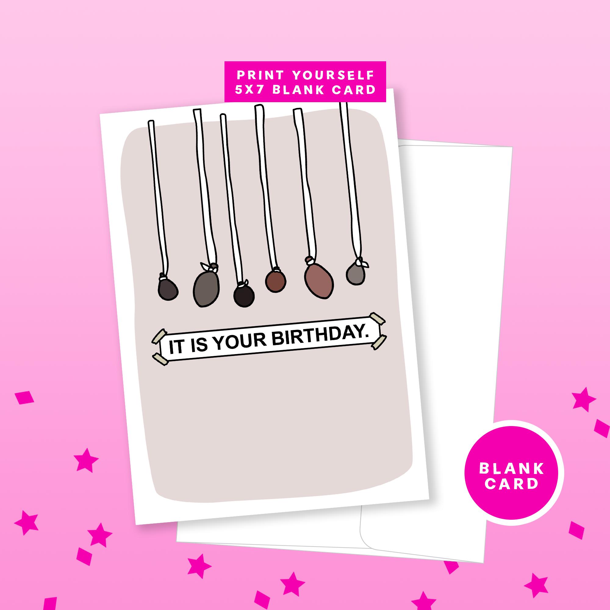 The Office It is Your Birthday Digital Download Card | Printable DIY ...