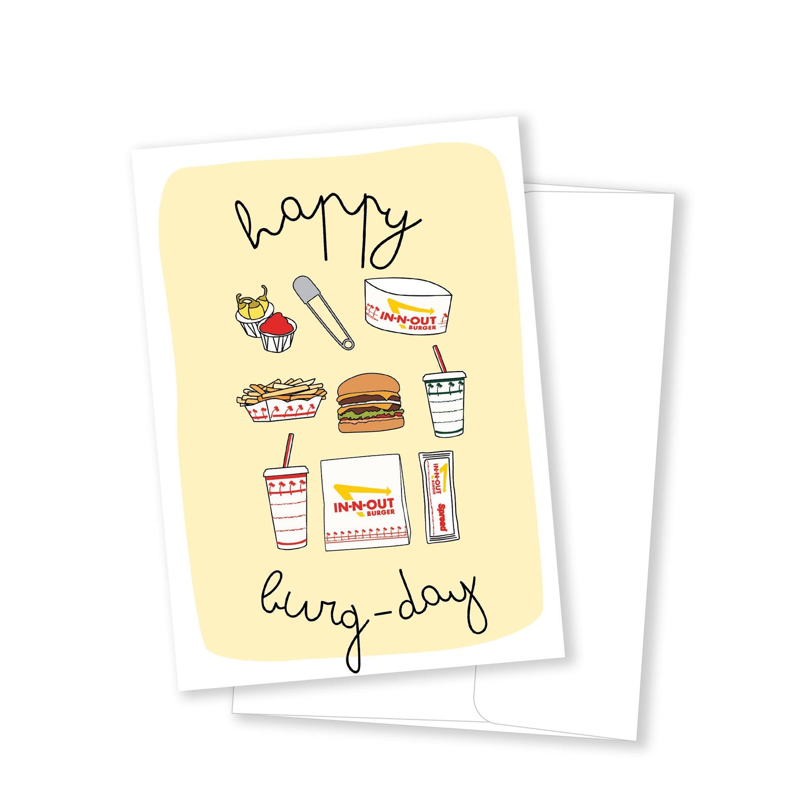 In N Out Digital Download Birthday Card | Printable DIY Greeting Card ...
