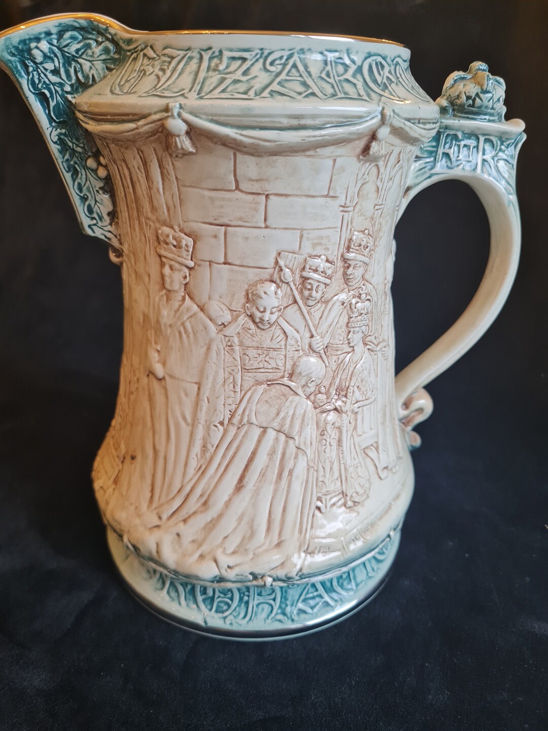 Burleigh Jug for the 1977 Silver Jubilee (A456) - Etsy