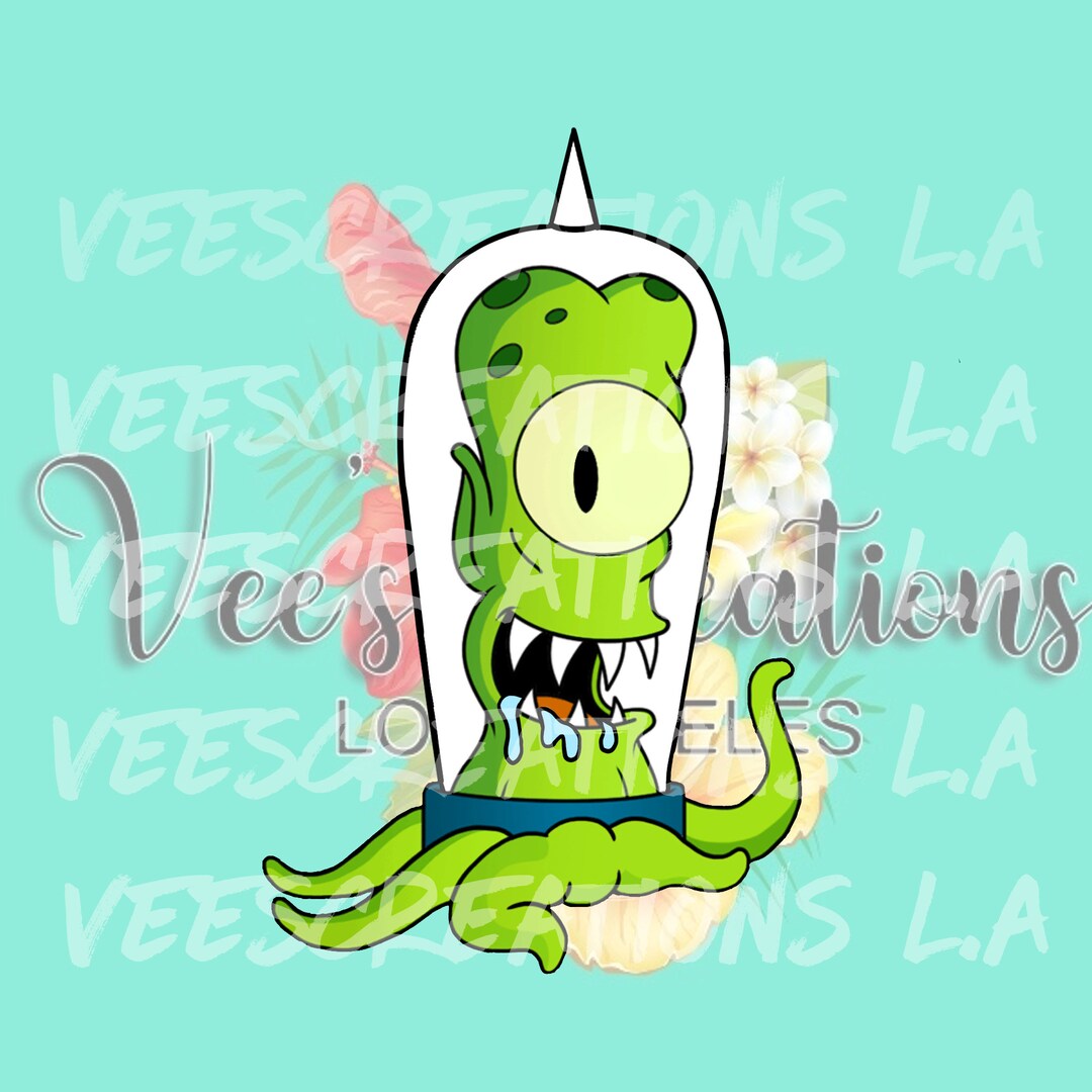Simpsons Alien SVG Kodos Digital File - Etsy