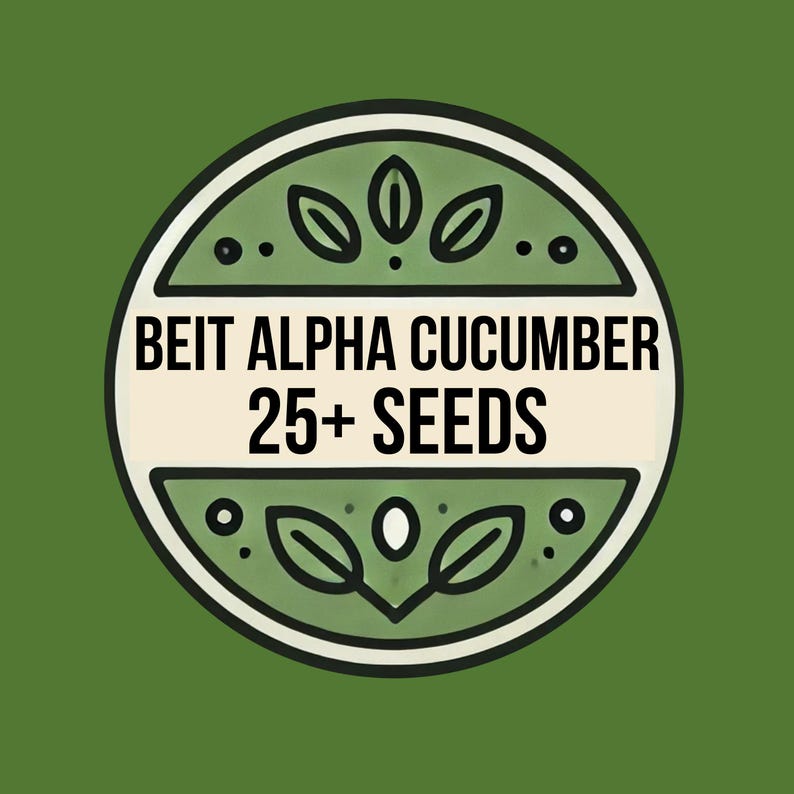 Beit Alpha Cucumber Seeds - 25+ Seeds, Cucumber Garden Seeds - Etsy