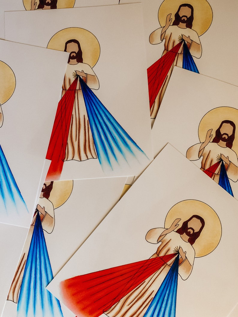 Divine Mercy Print - Etsy