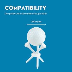 Golf Ball Tabletop Display Stand (2 Pack) | Desktop Golf Tee Holder for ...