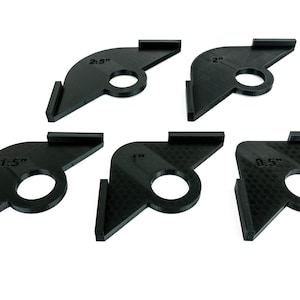 5-piece Corner Radius Jig Set for Routers | Perfect Corner Template for ...