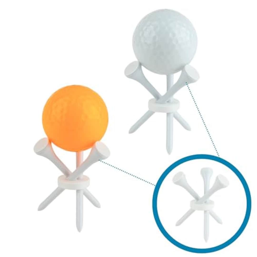 Golf Ball Tabletop Display Stand 2 Pack Desktop Golf Tee Holder for ...