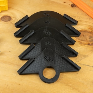 5-piece Corner Radius Jig Set for Routers | Perfect Corner Template for ...