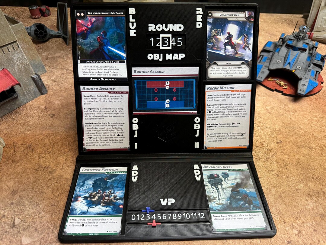 Star Wars Legion Mission Control Board unofficial-fan Made - Etsy