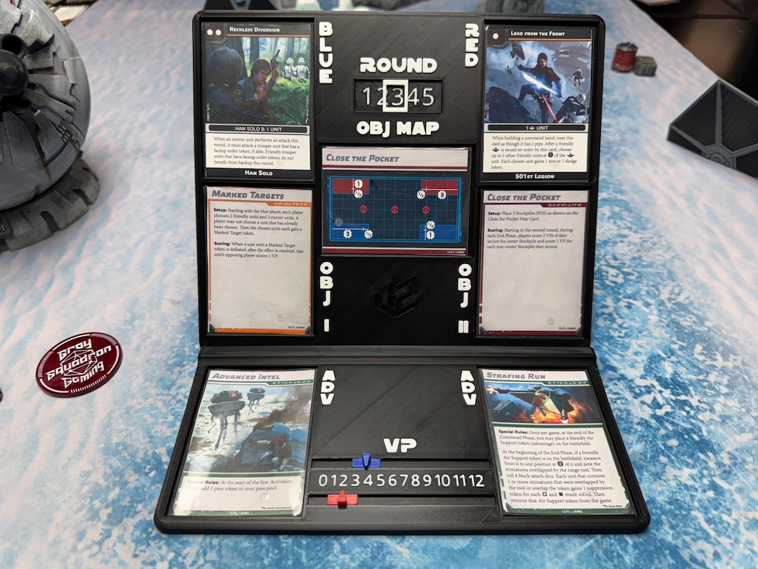 Star Wars Legion Mission Control Board (unofficial-fan Made) - Etsy