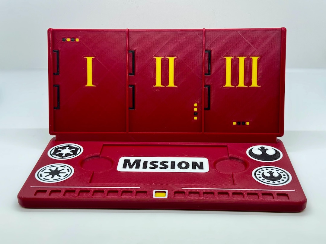 Star Wars Shatterpoint Mission Control Board (unofficial-fan Made) - Etsy