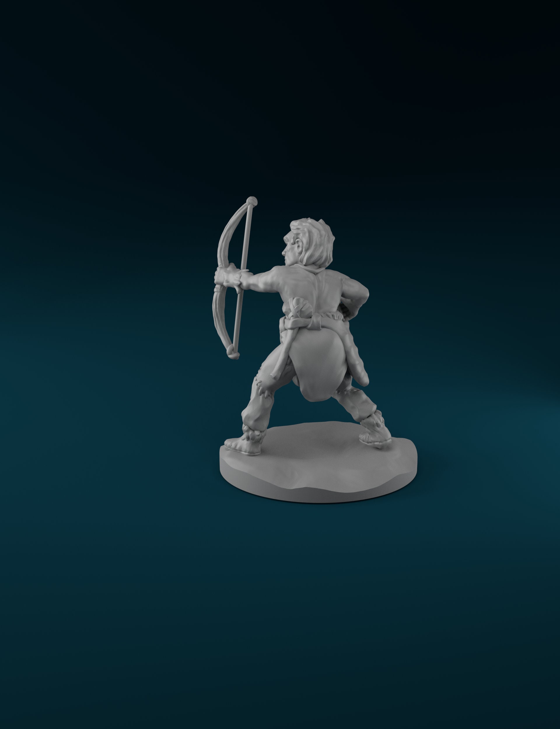 Archer Caveman Miniature for Tabletop RPG-Dungeons and | Etsy