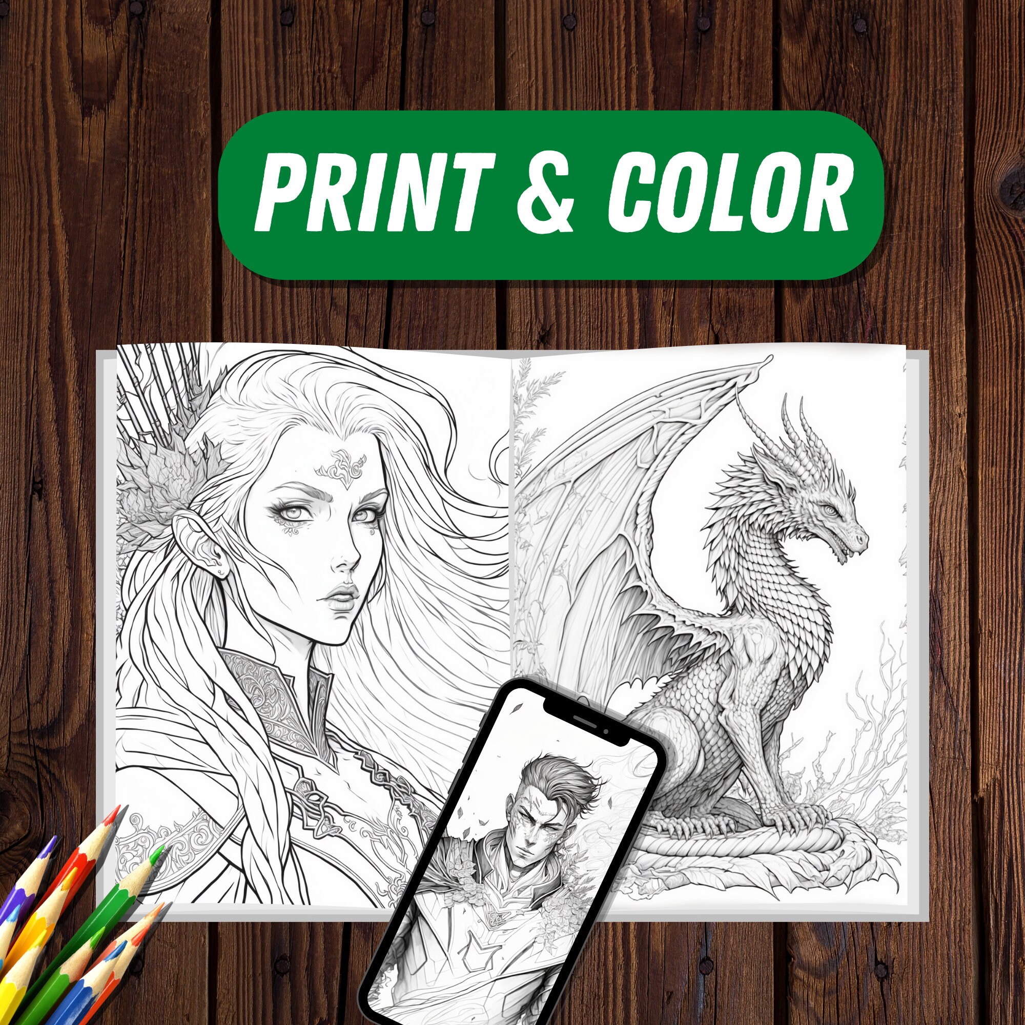 26 Coloring Pages of Friends From the Forest Instant Download Printable ...