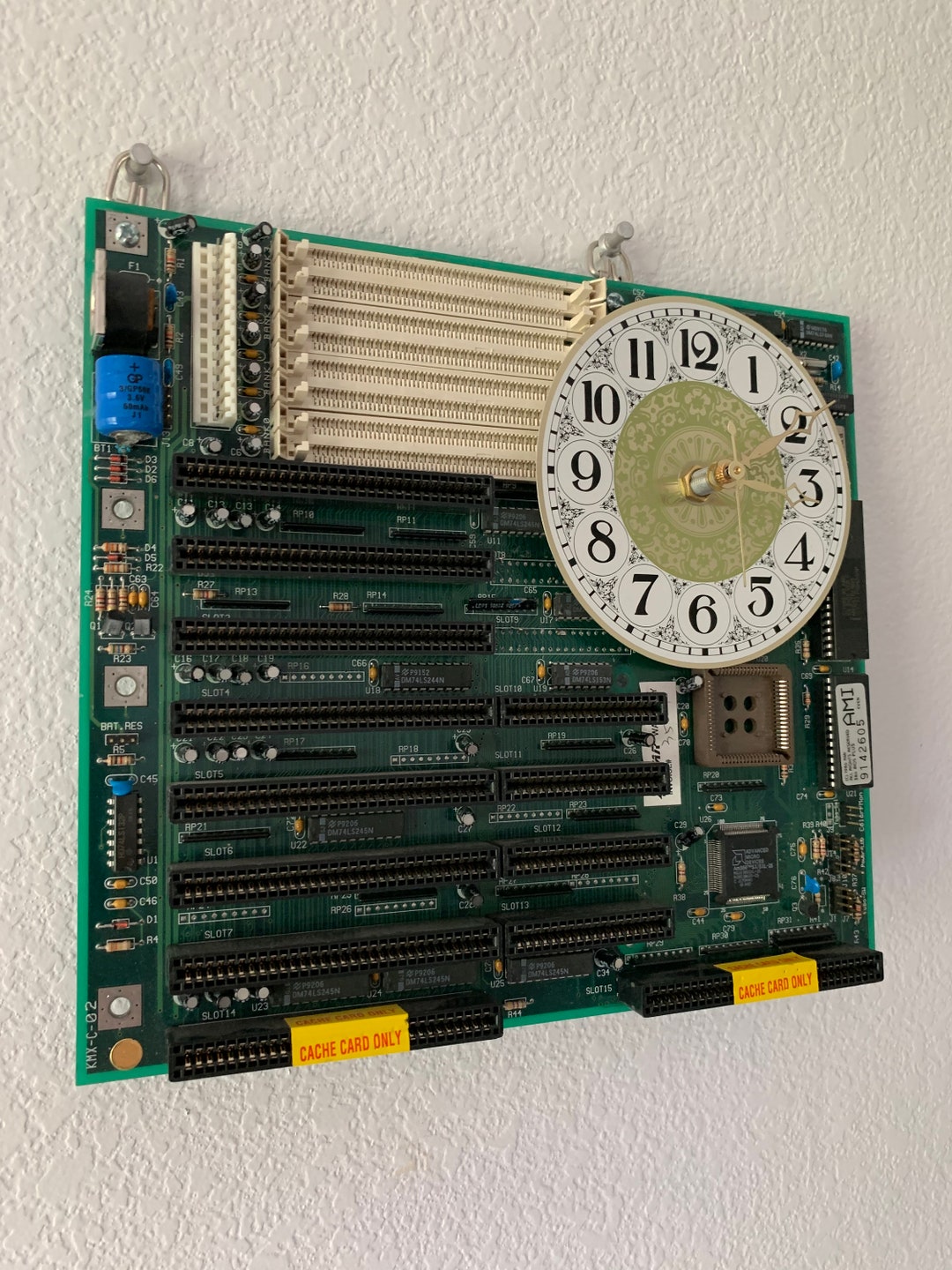 Up-cycled Computer Parts Clock - Etsy