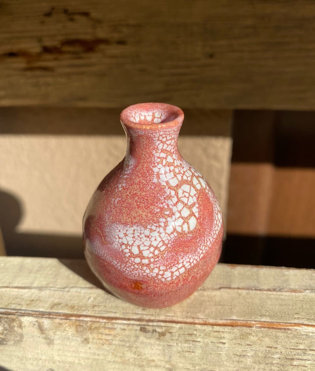 Ceramic Vase, Miniature Ceramic Vase, Tiny Pottery, Hand-thrown, Shelf ...